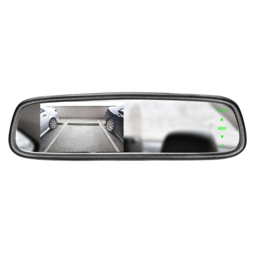 ASP 4.3″ Clip On Mirror Monitor | Steel Mate | Twelve24